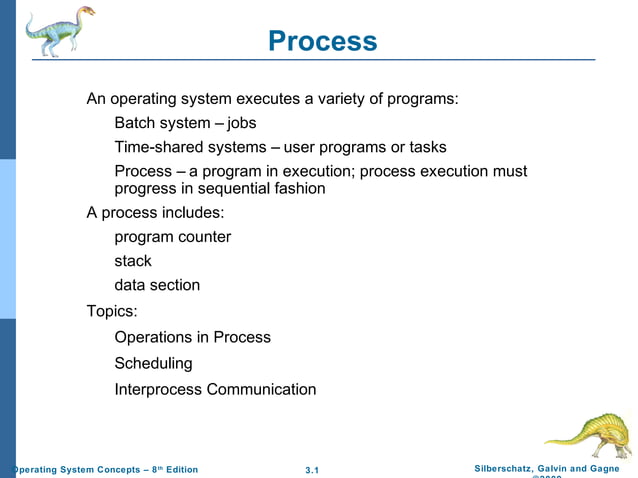Process threads operating system. | PPT
