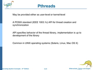 Process threads operating system. | PPT | Operating Systems | Computer Software and Applications