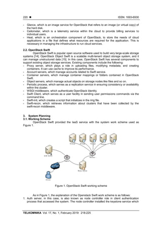 Private cloud storage implementation using OpenStack Swift | PDF | Cloud Computing | Internet