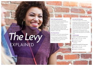 levy-factsheet-v7-small | PDF | Apprenticeships | Careers