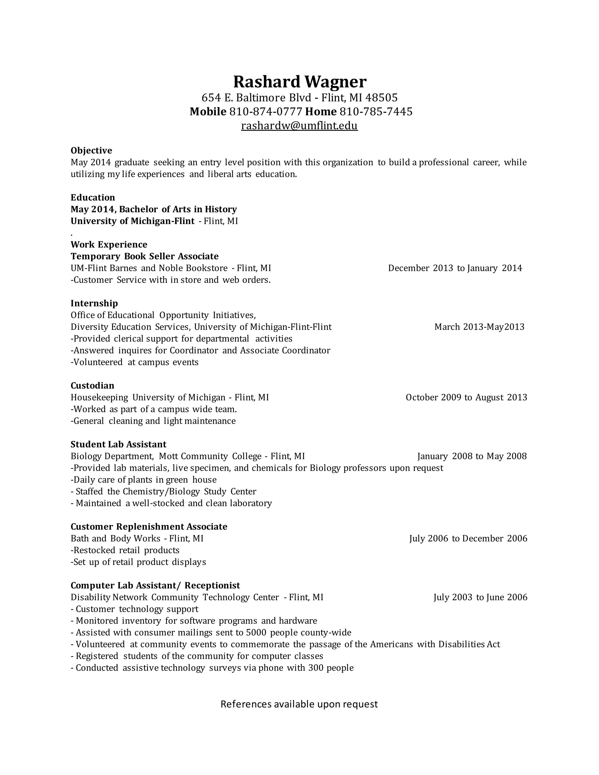 Rashard's Resume general | DOCX