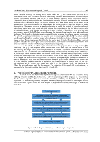 Software engineering model based smart indoor localization system using deep-learning | PDF