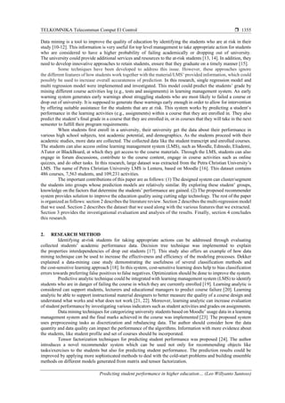 Predicting student performance in higher education using multi ...