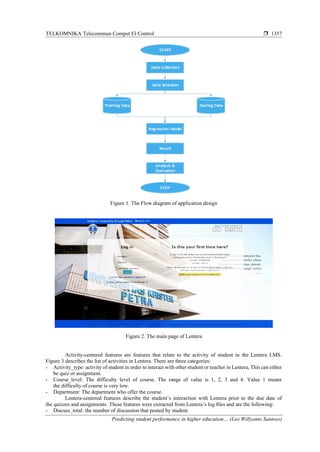 Predicting student performance in higher education using multi-regression models | PDF