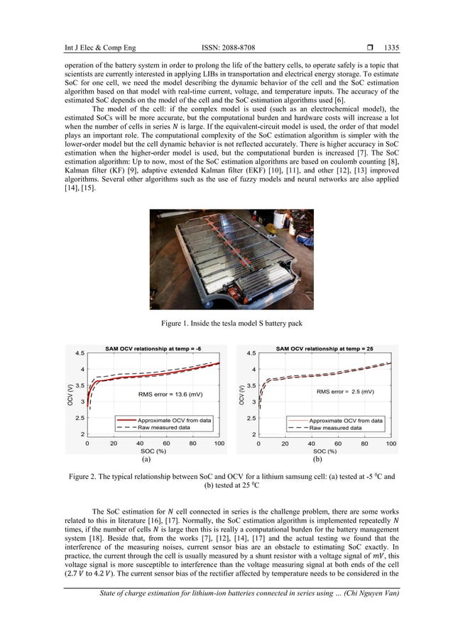 State of charge estimation for lithium-ion batteries connected in ...