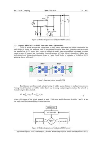 Efficient bridgeless SEPIC converter fed PMBLDC motor using artificial neural network | PDF