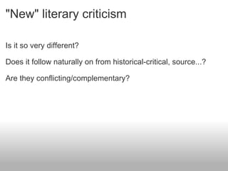 Literary Criticism | PPT