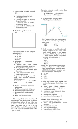 soal ipa kelas 7 smp | DOC