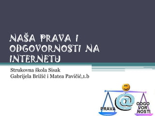 271 naša prava i odgovornosti na internetu(1) | PPTX
