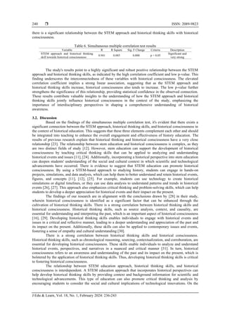 Enhancing historical consciousness in history education through ...