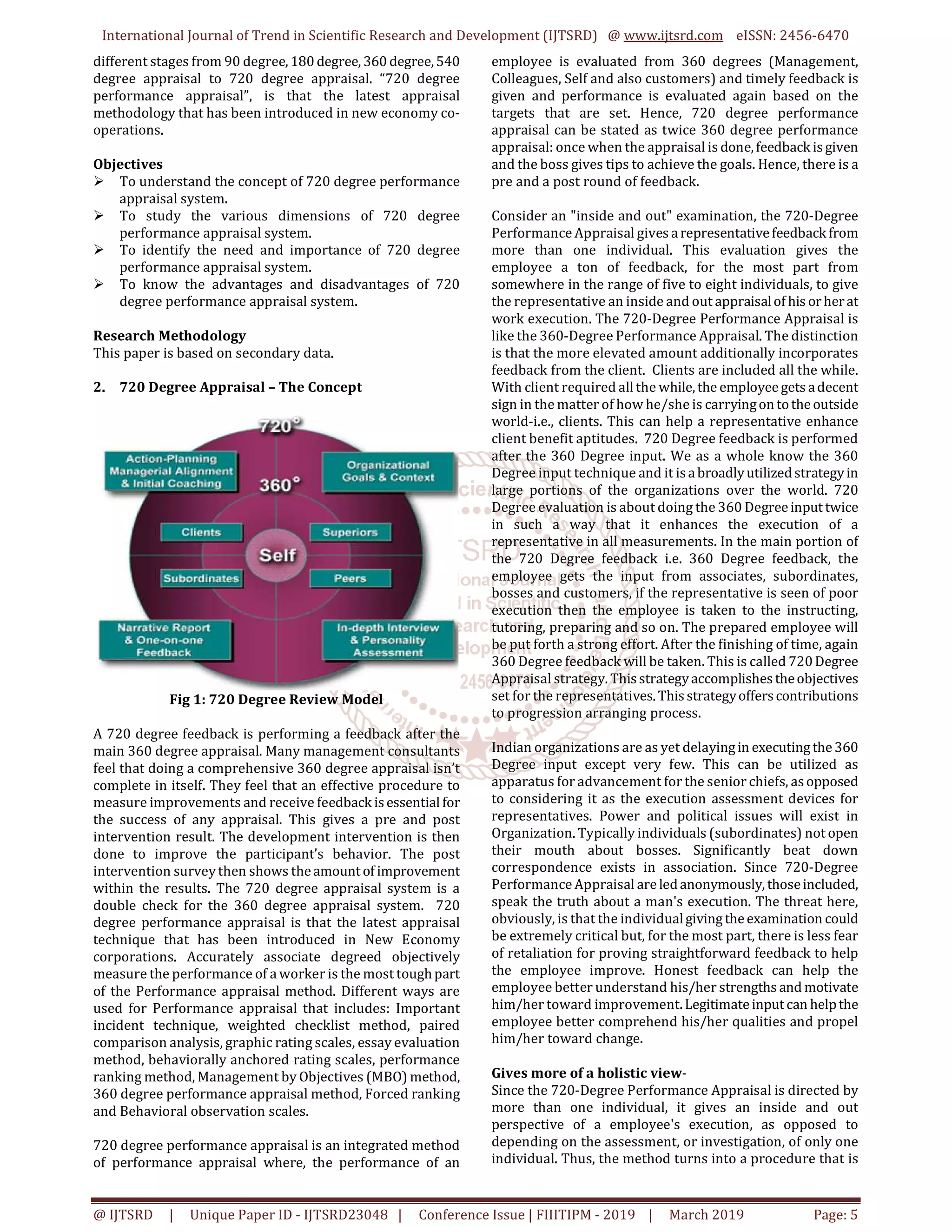 720 Degree Performance Appraisal Systems | PDF