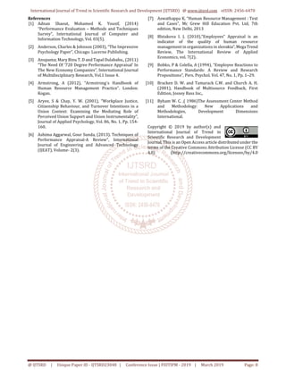 720 Degree Performance Appraisal Systems | PDF