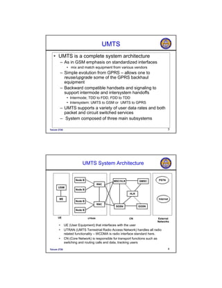overview for umts | PDF