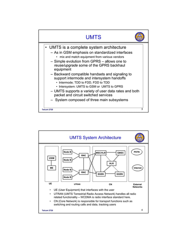 overview for umts | PDF
