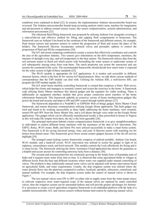 A novel smart irrigation framework with timing allocation using solenoid valves and Arduino ...