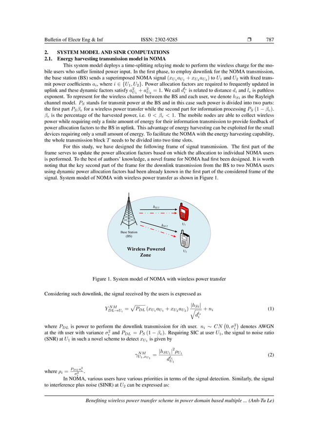 Benefiting wireless power transfer scheme in power domain based multiple access: ergodic rate ...