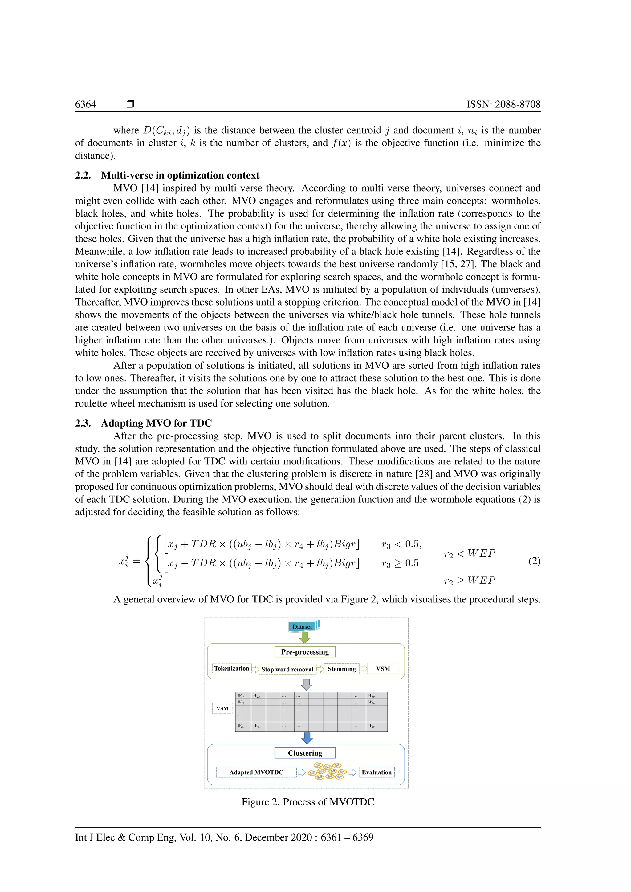 Text documents clustering using modiﬁed multi-verse optimizer | PDF