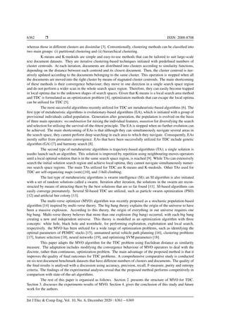 Text documents clustering using modiﬁed multi-verse optimizer | PDF