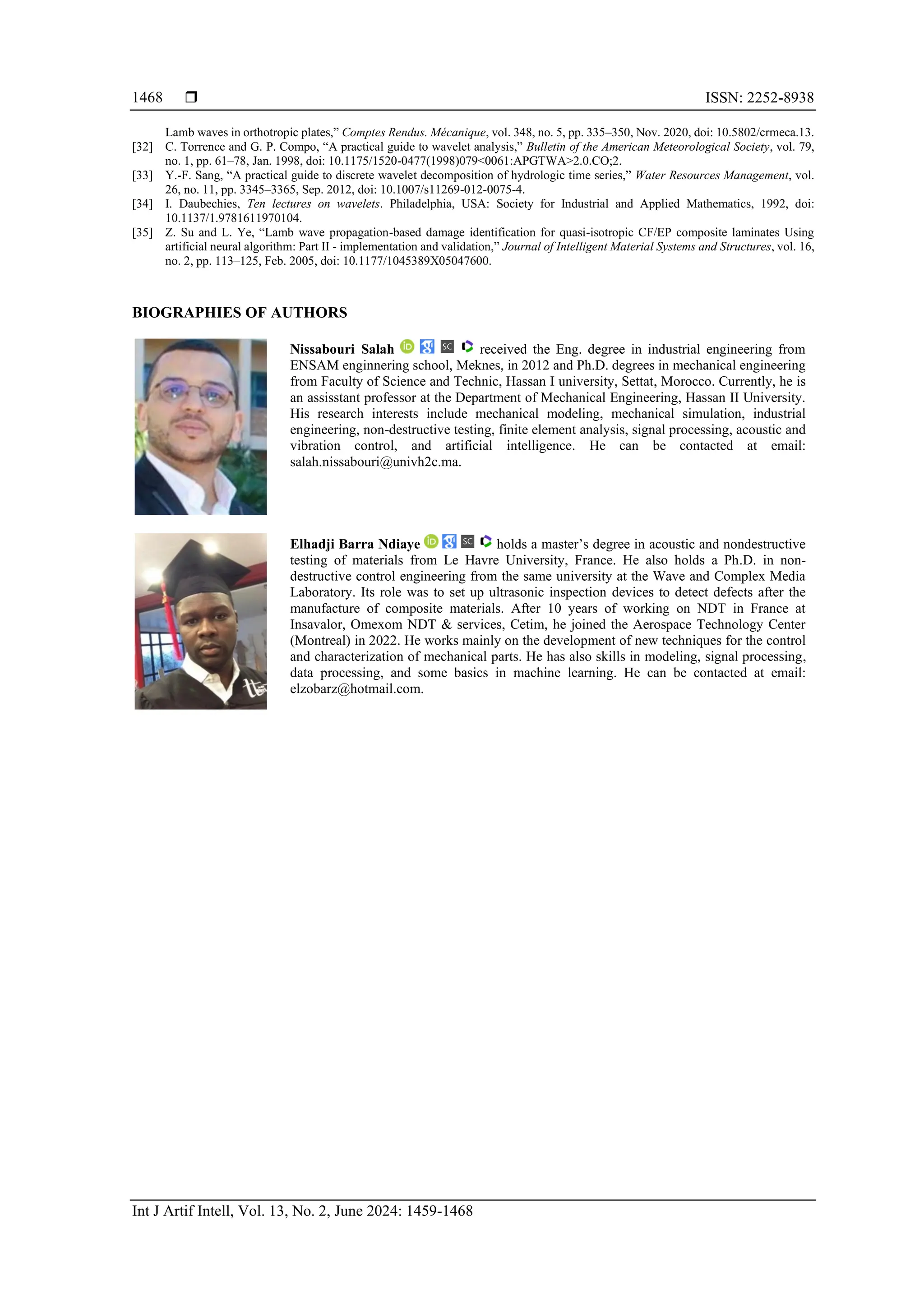 Towards An Optimization Of Automatic Defect Detection By Artificial