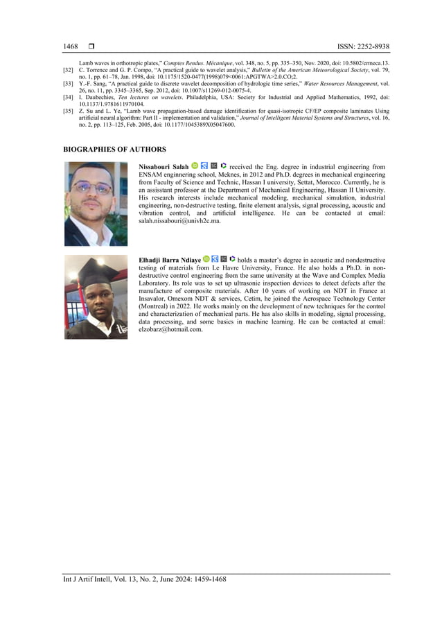 Towards An Optimization Of Automatic Defect Detection By Artificial
