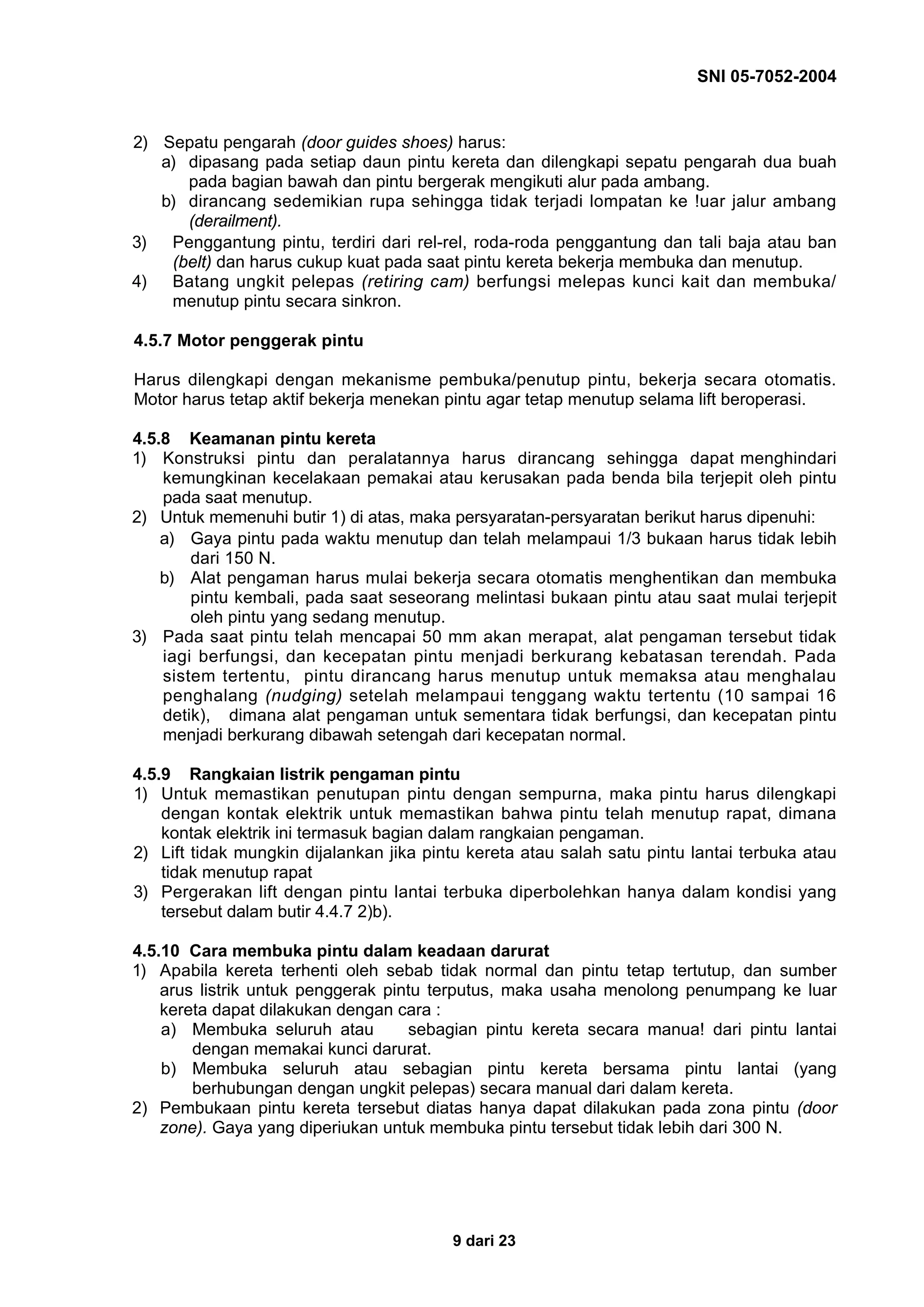 272367230 sni-08-0460-2004-lift-penumpang | PDF