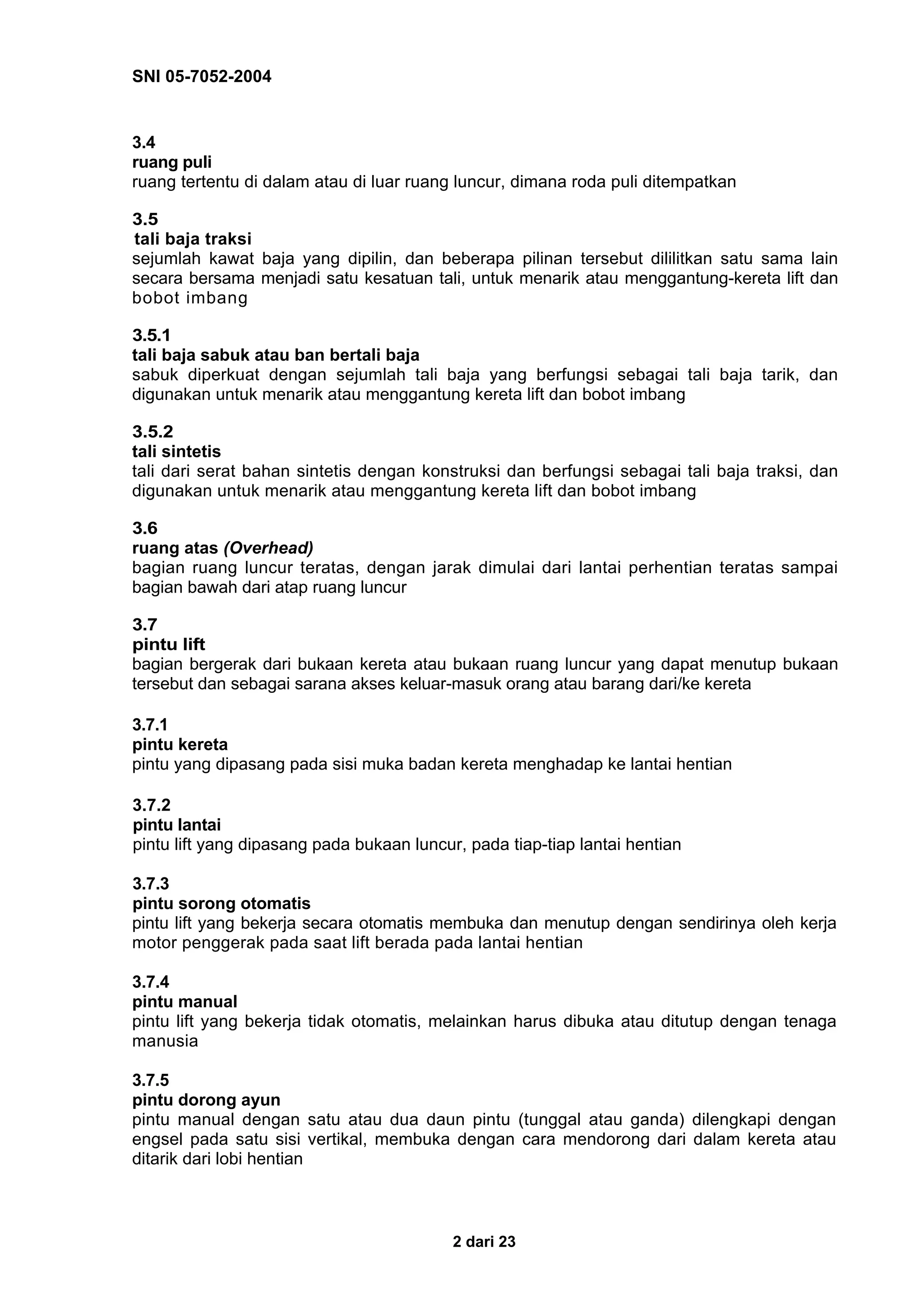 272367230 sni-08-0460-2004-lift-penumpang | PDF