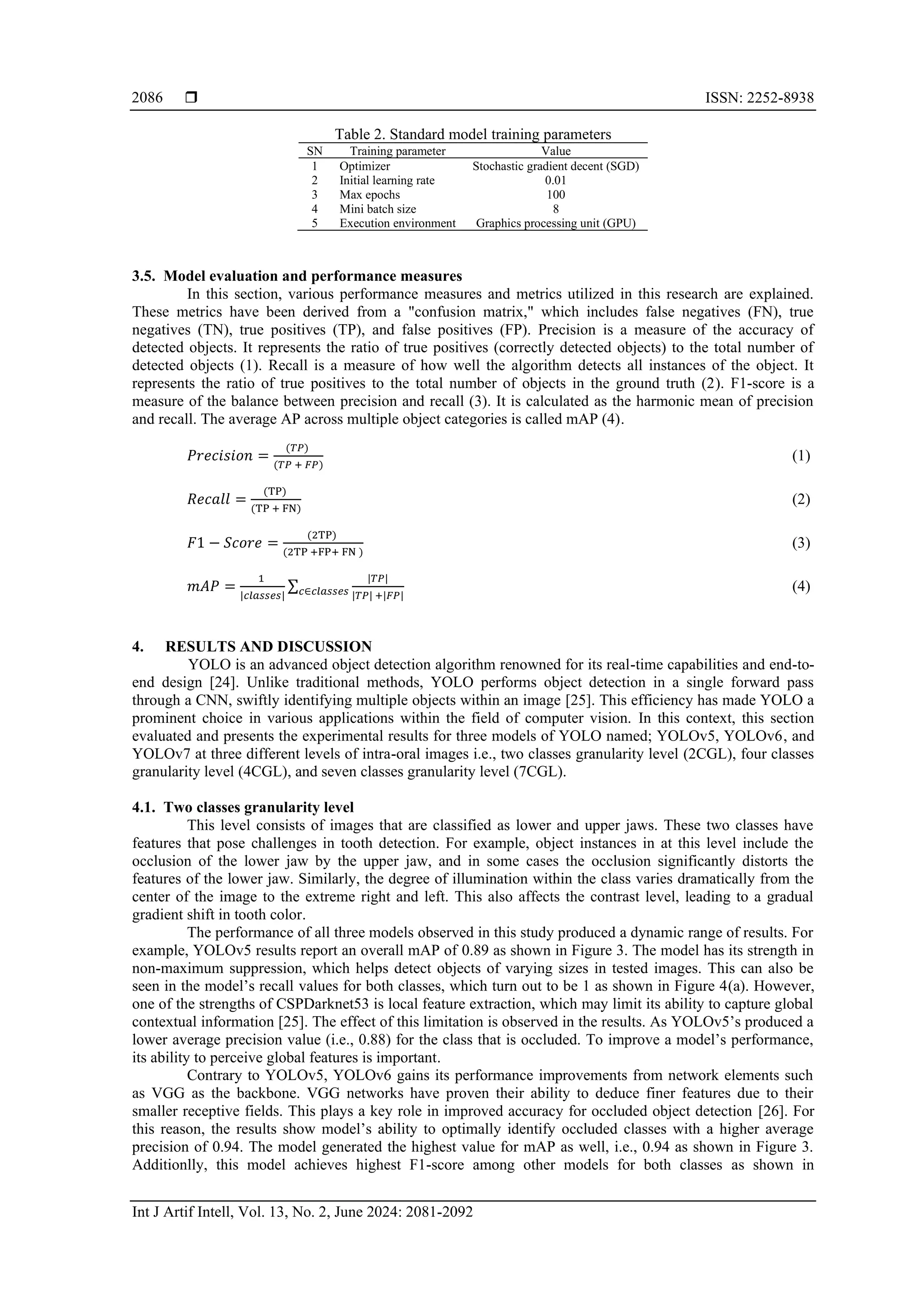 Multi Granularity Tooth Analysis Via Yolo Based Object Detection Models For Effective Tooth