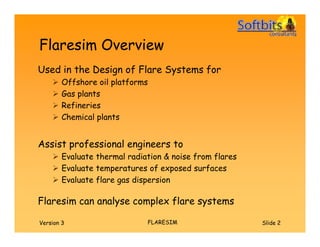 Flaresim | Flare Radiation Analysis | Softbits | PDF