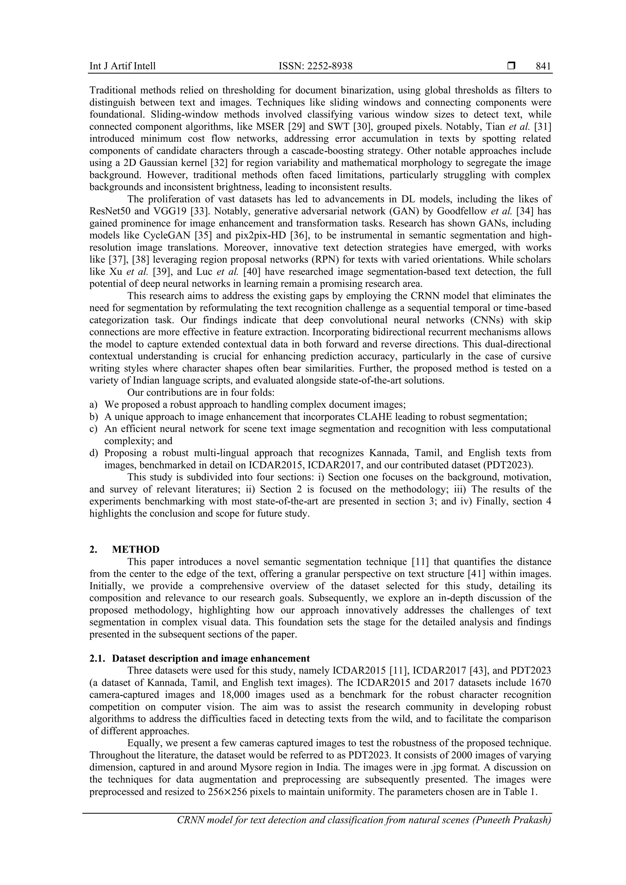 CRNN model for text detection and classification from natural scenes | PDF