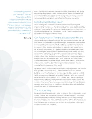 Juniper Company Profile | PDF