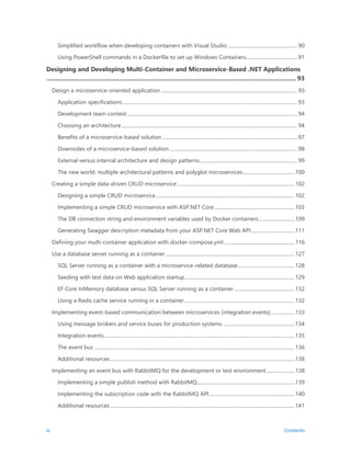 Net Microservices Architecture For Containerized Net Applications V70 ...