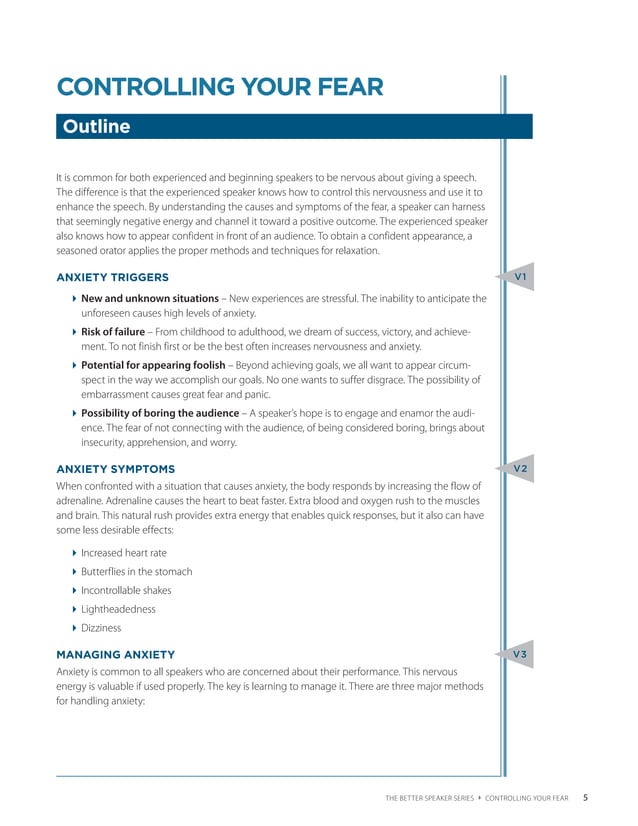 Controlling Your Fear (PDF) | PDF