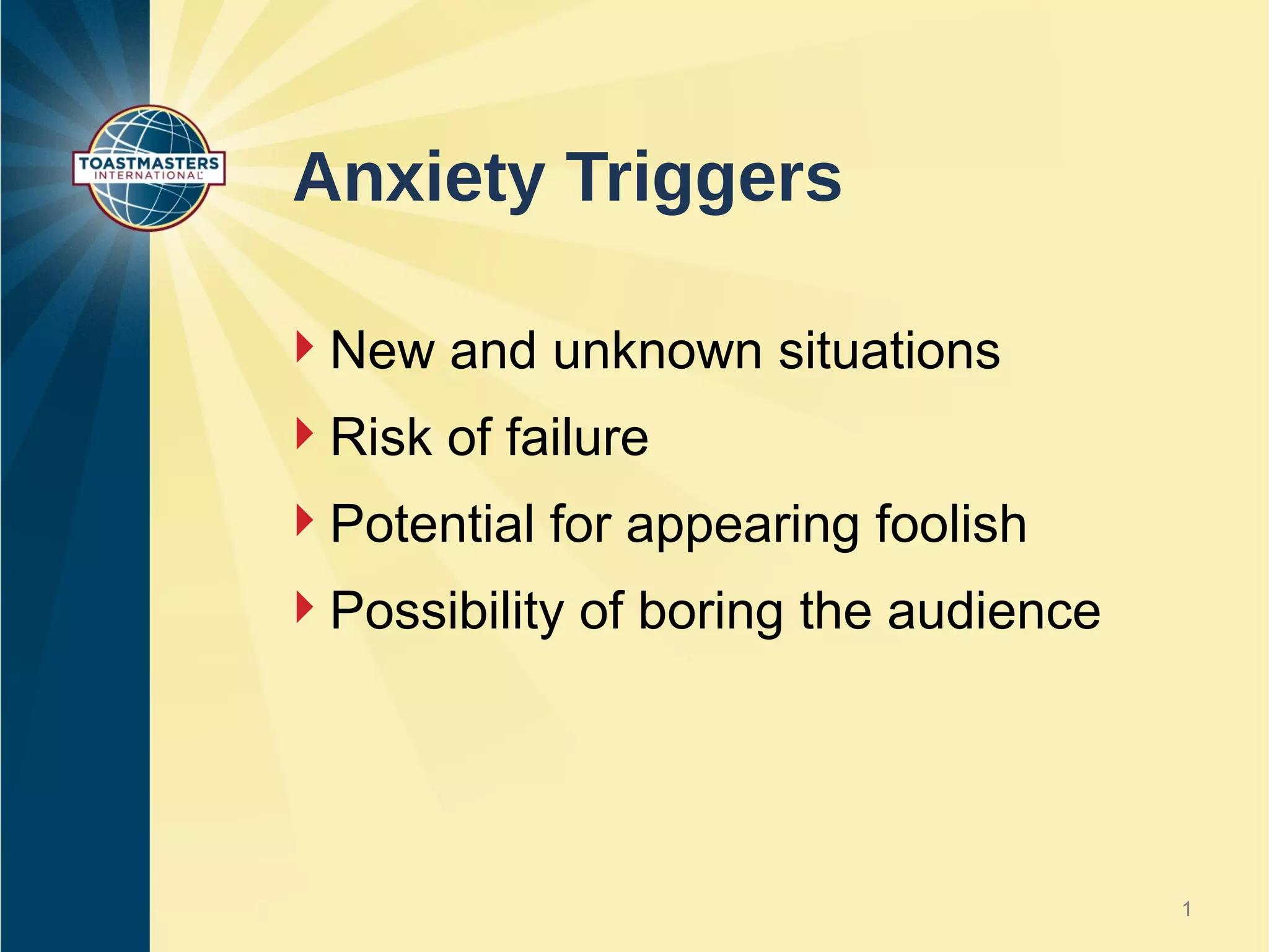 Controlling Your Fear | PPS