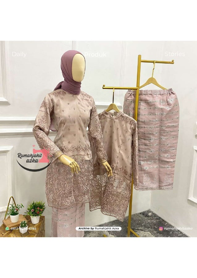 Set Kebaya Couple by Rumah Jahit Azka | PDF
