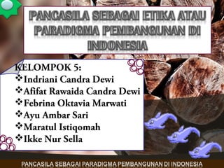 Paper Pancasila Sebagai Paradigma Pembangunan | PPT