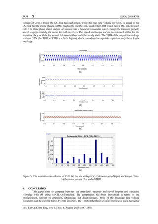 Comparative performance of modular with cascaded H-bridge three level inverters | PDF