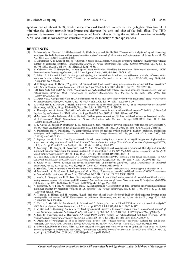 Comparative performance of modular with cascaded H-bridge three level inverters | PDF
