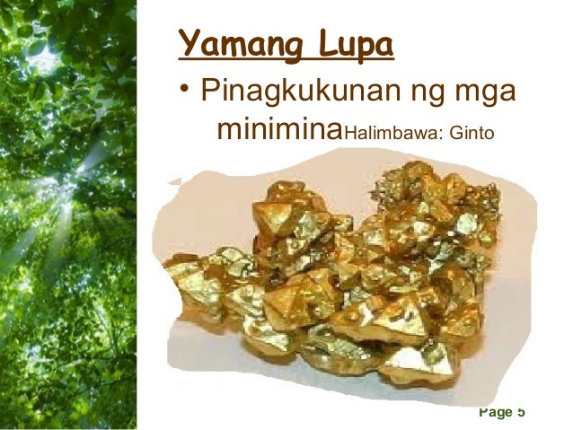 Yamang Mineral Ginto