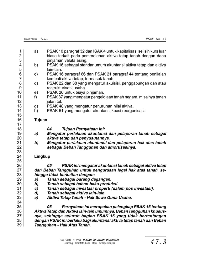 27312943 psak-47-akuntansi-tanah | PDF