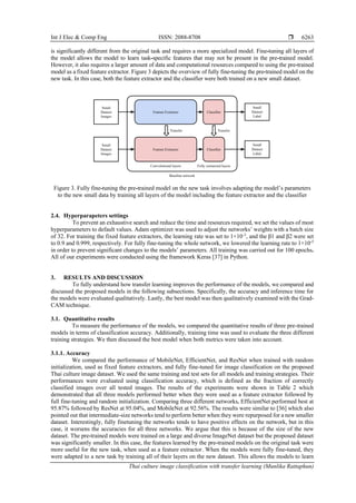 Thai culture image classification with transfer learning | PDF ...