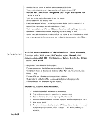 Resume of Islam M. Elshora MEP Technical Office & BIM Manager | DOC