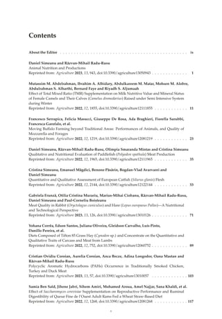 Animal Nutrition And Productions Daniel Simeanu | PDF