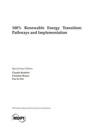 100 Renewable Energy Transition Pathways And Implementation Christian ...