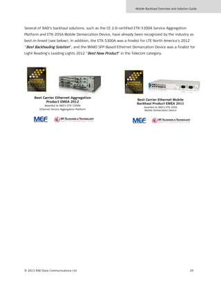 Mobile backhaul solution guide | PDF