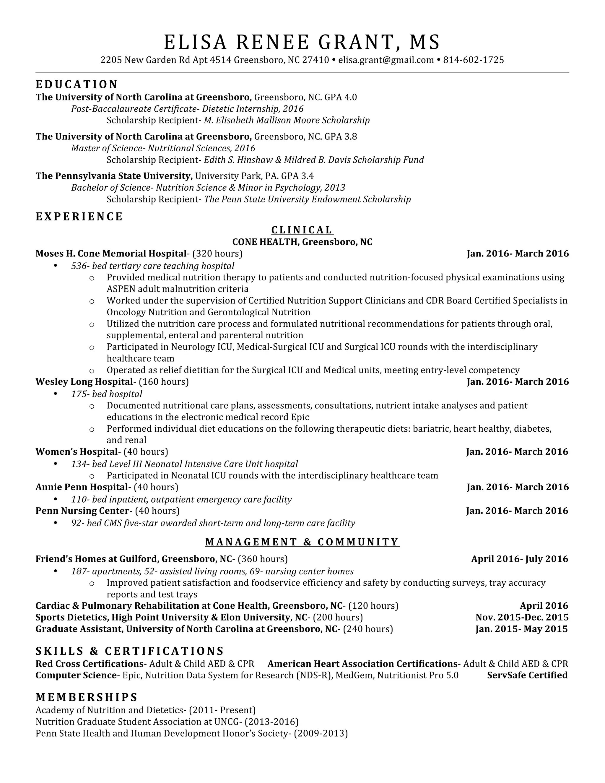 Resume Grant | PDF