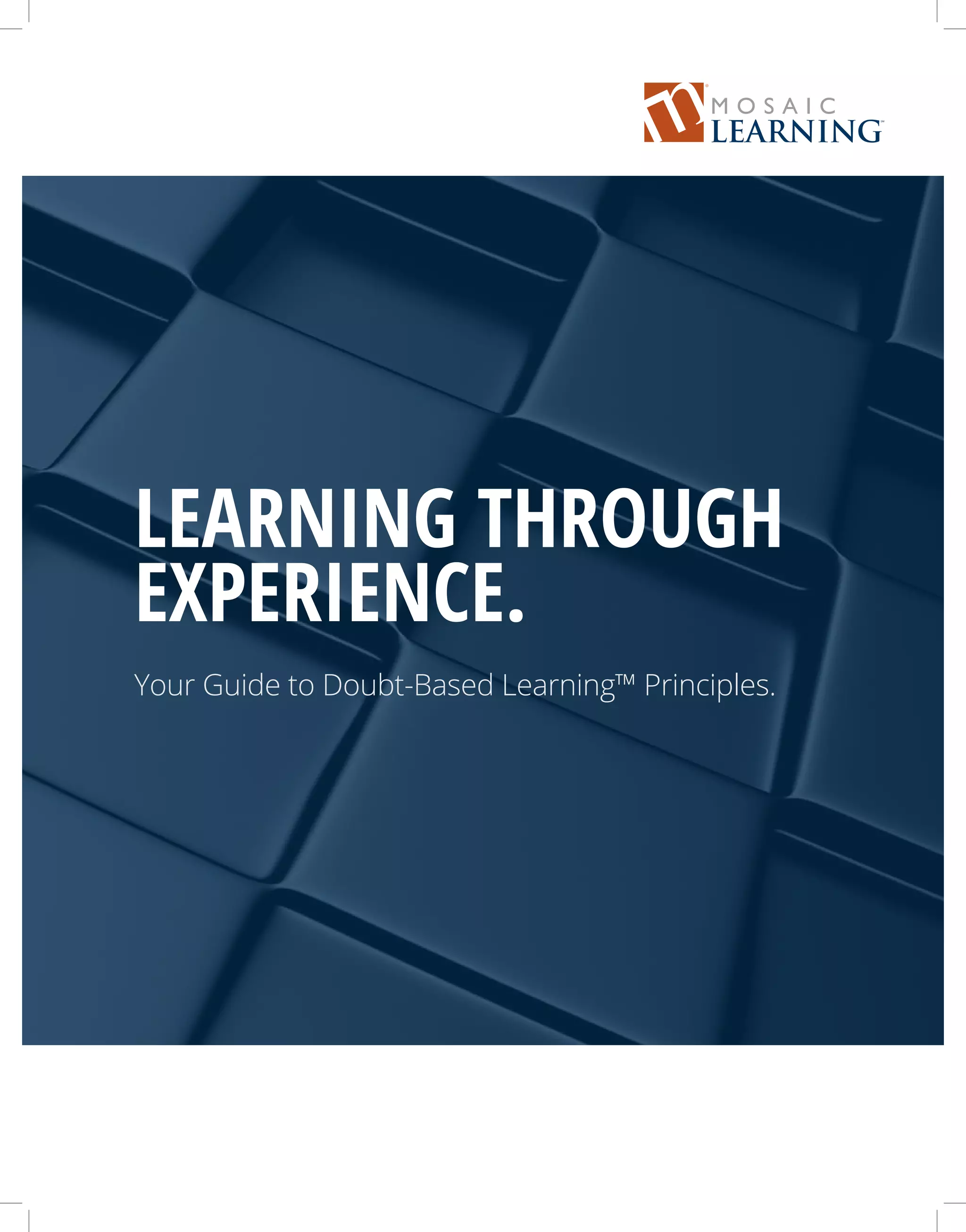 MOSAIC Learning Experience | PDF