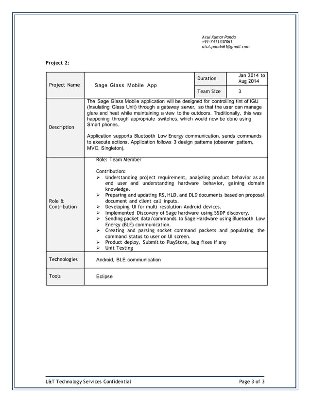 Atul Panda_Resume | DOCX | Computer Software and Applications | Computing