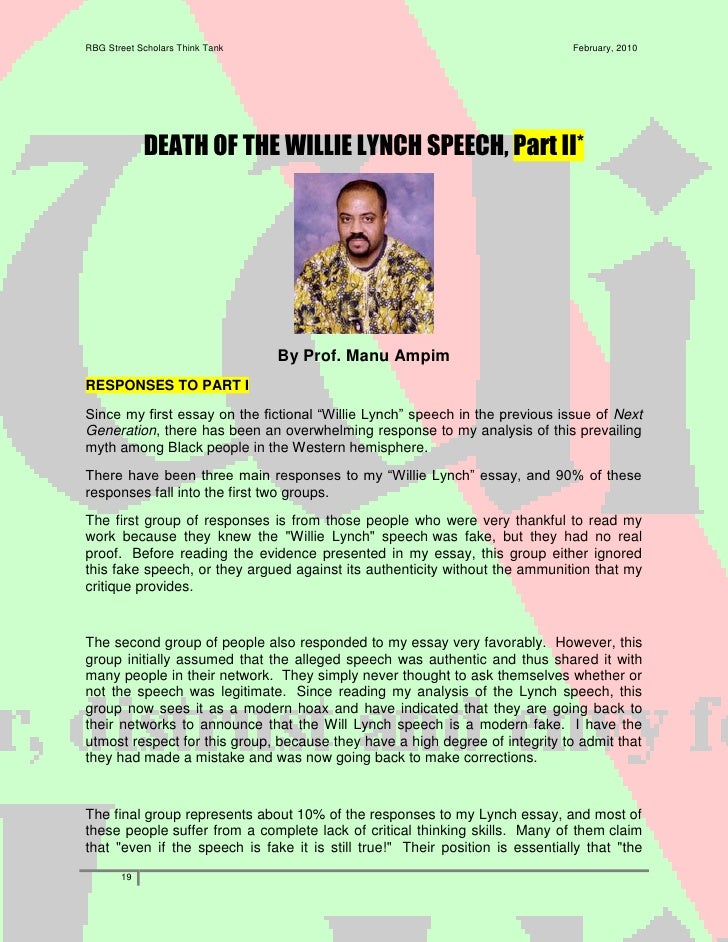 How to Deactivate the Willie Lynch Chip vs Death of the Willie Lynch