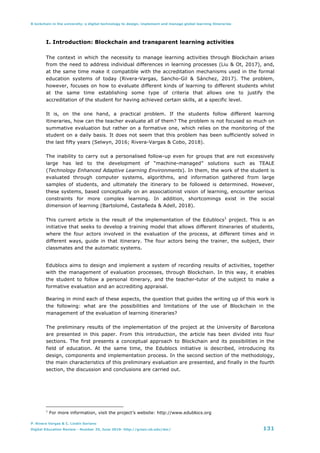 Blockchain in the university: a digital technology to design, implement ...