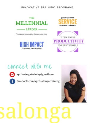 Speaker Profile - April Salonga | PDF